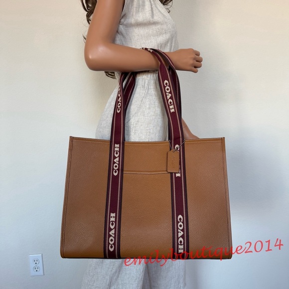 Coach | Bags | Nwt Coach Cu996 Large Smith Tote Pebble Leather Penny ...